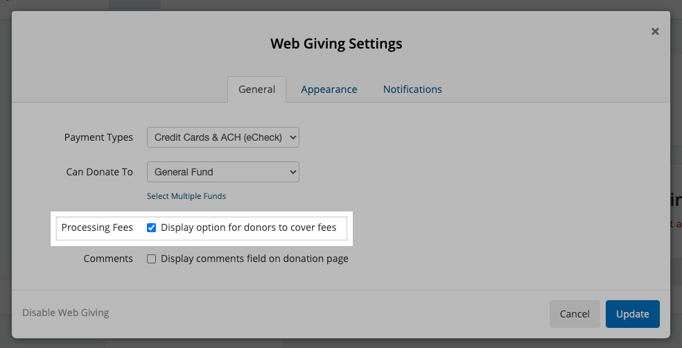 Online Giving Fees – Breeze Church Management