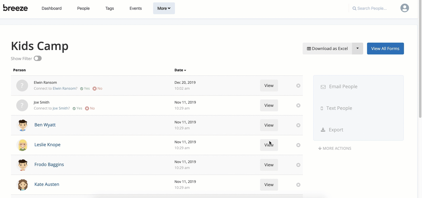 Getting Started with Forms – Breeze Church Management