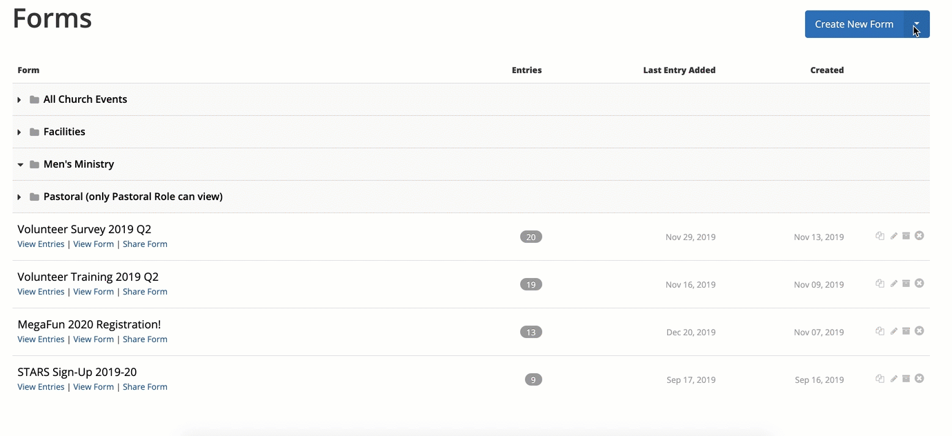 Getting Started with Forms – Breeze Church Management