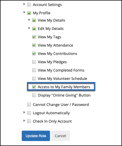 Enabling Family Member Profile Access in Breeze – Breeze Church Management