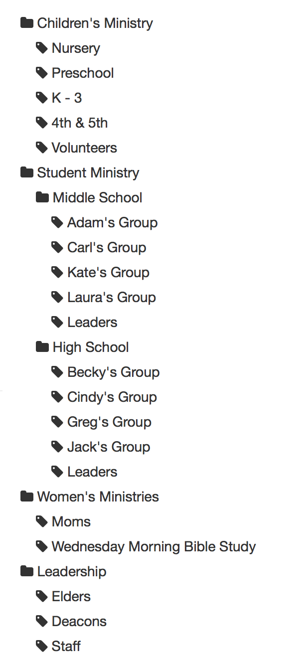Best Practice for Tags – Breeze Church Management
