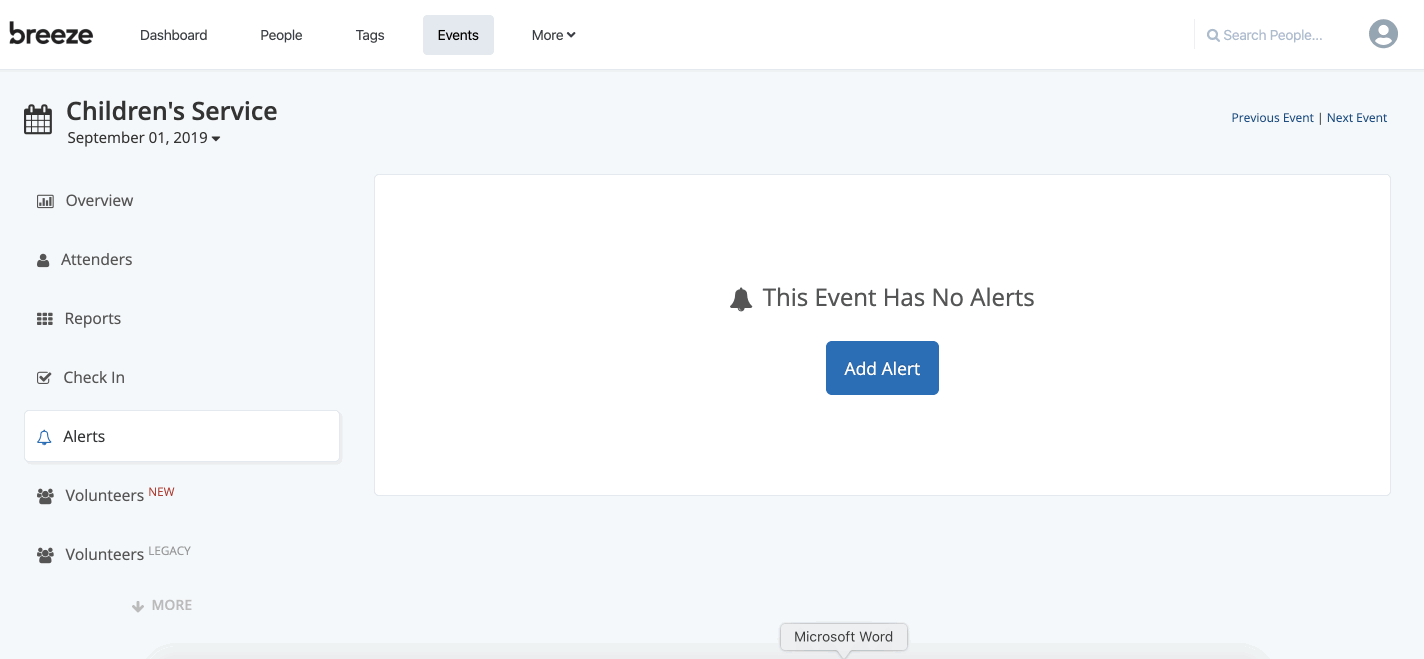 Finding People Who Have Missed Events – Breeze Church Management